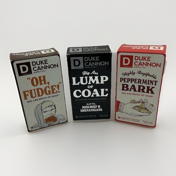 Duke Cannon | Grooming | Bundle 3 Bar Duke Cannon Peppermint Bark Big ...